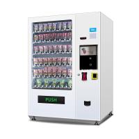 China Capacity Metal Plate Cup Noodles Vending Machine 500W Cash Card Payment for sale