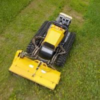 China Large Remote Control Lawn Mower 4 Stroke Safety Level 55 Deg for sale