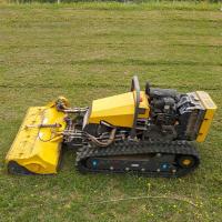 China Large Remote Control Lawn Mower 4 Stroke Safety Level 55 Deg for sale