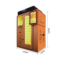 China Stainless Steel Orange Juice Vending Machine Bill Coin Change Scan Code for sale