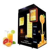 China Stainless Steel Orange Juice Vending Machine Bill Coin Change Scan Code for sale