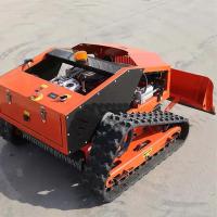 China New Intelligent Robot Gasoline Lawn Mower Crawler Drive 7.5kw Power CE Certified for sale