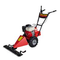 China 196CC Petrol Lawn Mower 1200W Gasoline Grass Cutter 3 1/4in Max Cutting Height for sale