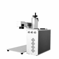 China Portable UV Fiber Laser Marking Machine Desktop Laser Engraver For Metal for sale