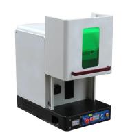 China Small 30w Laser Marking Machine 50W Fiber Laser Marking Machine Portable for sale