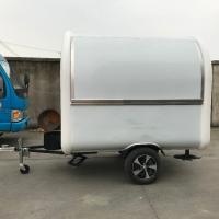 China White Mobile Food Truck For Hot Dog Hamburger Ice Cream Food Van for sale