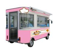 China Mobile Snack Bread Foodtrucks Electric Cart Ice Cream Food Trailer With Battery for sale