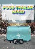 China Customized Fully Equipped Food Truck Concession Bubble Tea Coffee Food Trailers for sale
