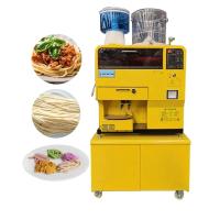 China Yellow 304 Stainless Steel Full Automatic Noodle Maker Commercial Wooden Case Packing for sale