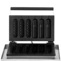China CE Cast Iron Electric Other Snack Machine Korean Commercial Christmas 6 Stick Corn Waffle Hot Dog Maker for sale