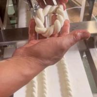 China Industrial Automatic Twisting Churro Snack Forming Equipment Soft Pretzel Fried Dough Twist Making Extruder Machine for sale