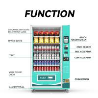 China Customized Design China Bulk Vending Machines Commercial Vending Machine Touch For Foods And Drinks for sale