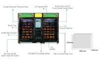China Custom Self Service Big Cabinet Refrigerated Salad Vegetable Fruit Egg Vending Machine For Foods for sale