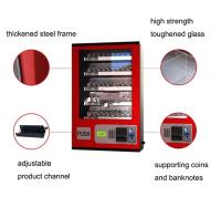China Coin&Bill Operated Snack and Drink Automatic Vending Machine Wall Mounted Small Vending Machine for sale