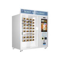China Hot Sale Fast Food Coffee Cupcake Automatic 32 Inch Touchscreen Microwave Heating Vending Machine for sale