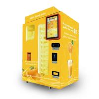 China New Design Ice Orange Juice Making Vending Machine With Credit Card Payment for sale