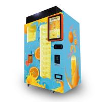 China New Design Ice Orange Juice Making Vending Machine With Credit Card Payment for sale