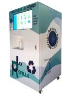 China Coin Credit Card QR Code Token Cashless Payment System Washing Liquid Vending Machine for sale