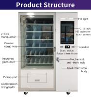 China Indoor Free Standing Smart Advertising LCD Display Vending Machine With Custom Touch Screen UI, Remotely Managed Digital for sale