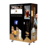 China Robot Arm Making Ice Coffee Cafe Vending Machine Robot Coffee Machine Fully Automatic for sale