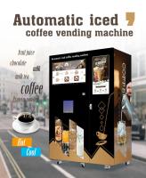 China Robot Arm Making Ice Coffee Cafe Vending Machine Robot Coffee Machine Fully Automatic for sale