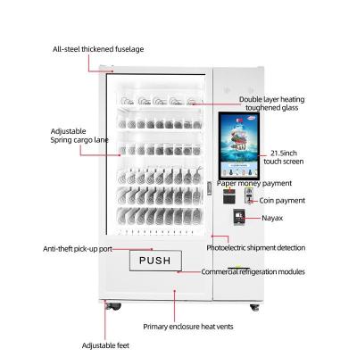 China FUNDORD Touch Screen Snack Vending Machine For Foods And Drinks for sale