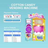 China 220V-240V Automatic Cotton Candy Machine For Sugar Raw Material Production for sale