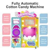 China 220V-240V Automatic Cotton Candy Machine For Sugar Raw Material Production for sale