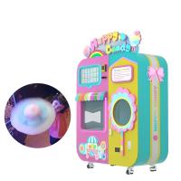 China Smart Cotton Candy Making Machine Coin Credit Card Payment System Touch Screen for sale