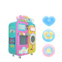 China Smart Cotton Candy Making Machine Coin Credit Card Payment System Touch Screen for sale