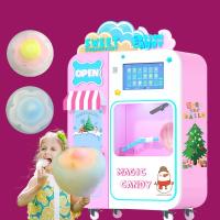 China Coin Operated Cotton Candy Vending Machine With SDK Function For Commercial Stalls for sale