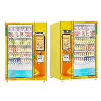 China Smart Touch Screen Beverages And Snacks Vending Machine For Subway for sale