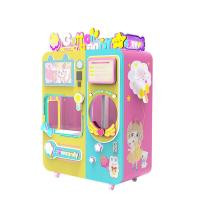 China Fully Automatic Vending Device Self Service Cinema Commercial Cotton Candy Vending Machine For Sales for sale
