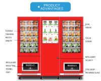 China Intelligent Auto Vending Machine With Conveyor Belt Tracks And Touch Screen for sale