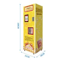 China Best Sale Automatic Popcorn Vending Machine Kids Intelligent Sweet Popcorn Maker for sale