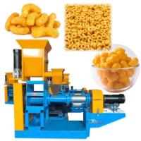 China Automatic Pellet Snack Food Manufacturing Machinery Extruder Children Snacks Making Machine for sale