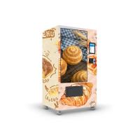 China 50W Automatic Bread Snack Foods And Drinks Products Qr Pay Vending Machines for sale