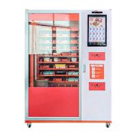 China Station Hot Food Display Fast Food Box Lunch Vending Machine With SDK for sale