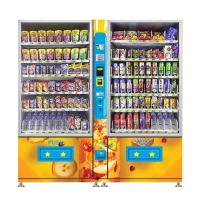 China Double Cabinet Large Capacity Gum And Snack combo vending machines Made In China Low Price for sale