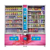 China Double Cabinet Large Capacity Gum And Snack combo vending machines Made In China Low Price for sale