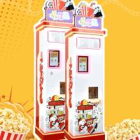China Popcorn Machine Card Operated Vendor Popcorn Coin Food Snack Vending Machine Distributors for sale