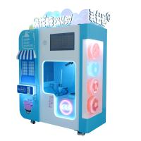 China Touch Screen Vending Machine Combo Sweet Floss Marshmallow Mall Cotton Candy Snack for sale