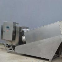 China Sewage Treatment Screw Press Sludge Dewatering Machine Carban Steel for sale