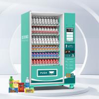 China Shopping Mall Cold Drink Customized Color Painting Sticker Vending Machine With Screen for sale
