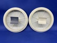 China High Oxygen Nano Micro Bubble Diffuser Aeration Head Trays Flat Plate Disc Type Diaphragm Disk Aerator for sale