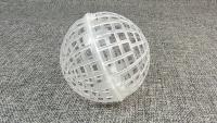 China Porous Polyurethane Sponge Hollow Floating Cage Ball Biochemical Pond Suspended Biological Filler Ball for sale