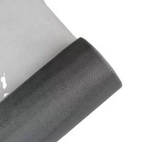 China Black PVC Coated Fiberglass Insect Screen , Mosquito Net Mesh 3ft 30m for sale