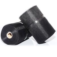 China Short Width Black Fiberglass Insect Screen / Fiberglass Mosquito Mesh Roll for sale
