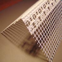 China White PVC Corner Bead With Alkaline Resistant Fiberglass Mesh for sale