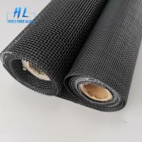 China Black PVC Coated Polyester Pet Mesh , Dog Proof Screen 9x9 Mesh 280g for sale